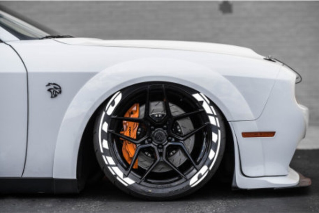 NITTO Tire Stickers Tire Letters Decal Custom 1'' 8x Permanent Tire ...