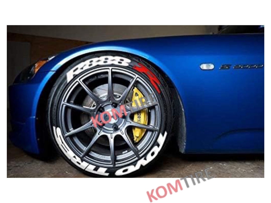Toyo Tires R888R Tire Stickers Tire Letters Decal Custom 1'' 8x ...