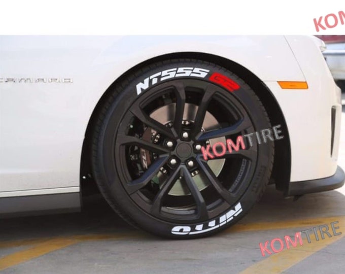 Nitto NT555 G2 Tire Stickers Tire Letters Decal Custom 1'' 8x Permanent Tire Stickers - Etsy