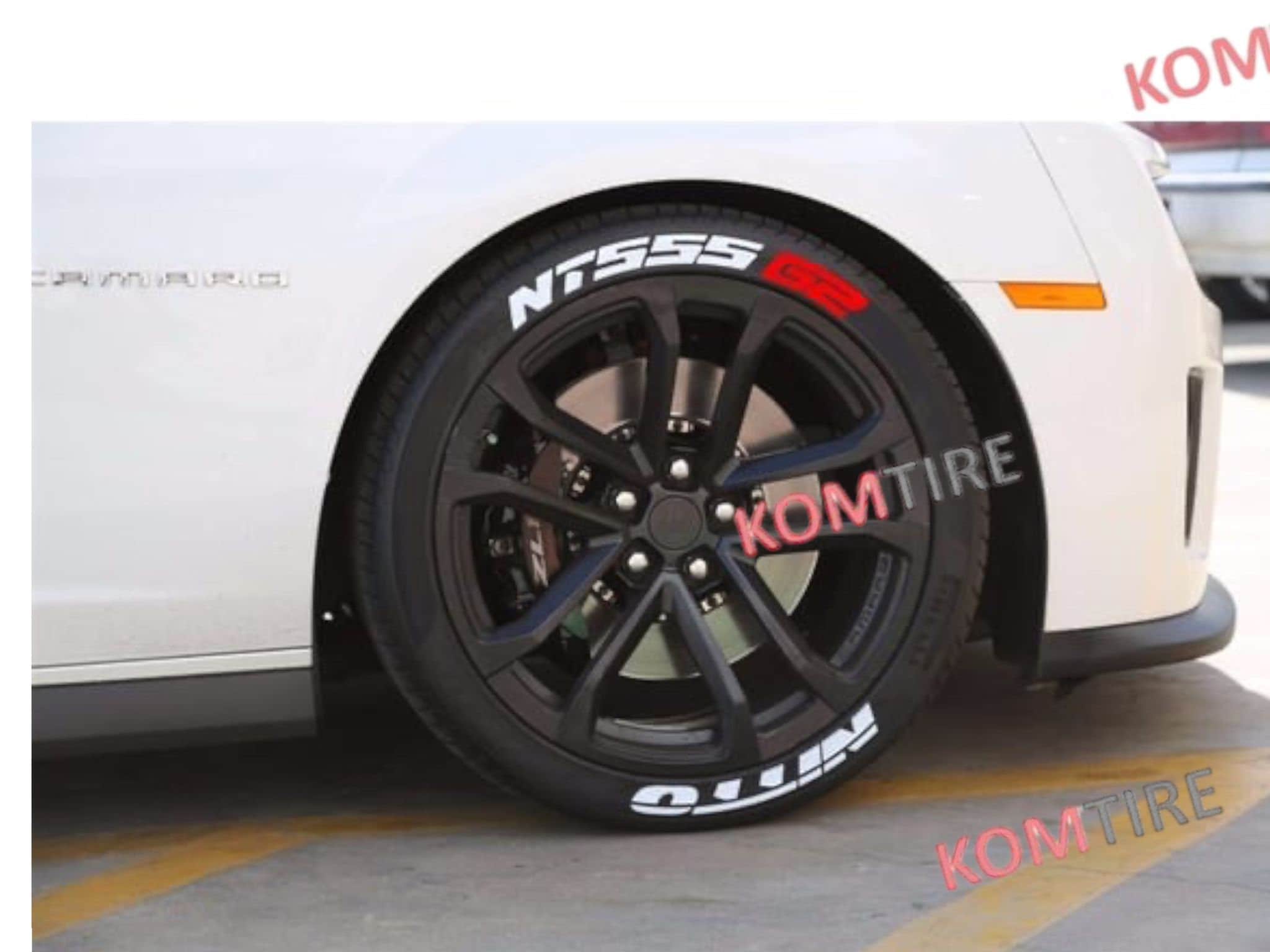 Nitto NT555 G2 Tire Stickers Tire Letters Decal Custom 1'' 8x Permanent ...