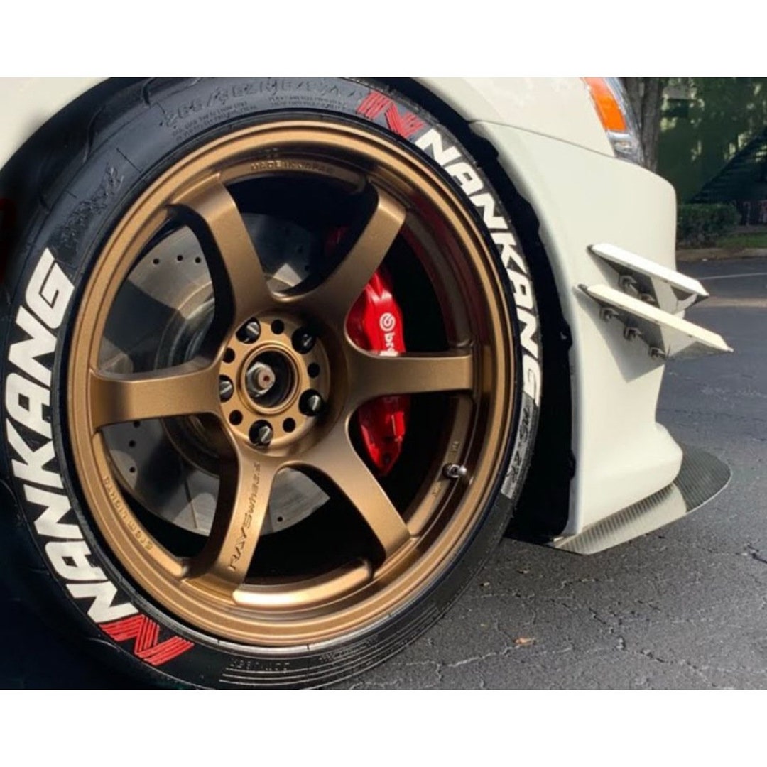 NANKANG Tire Stickers Tire Letters Decal Custom 1'' 8x Permanent Tire ...