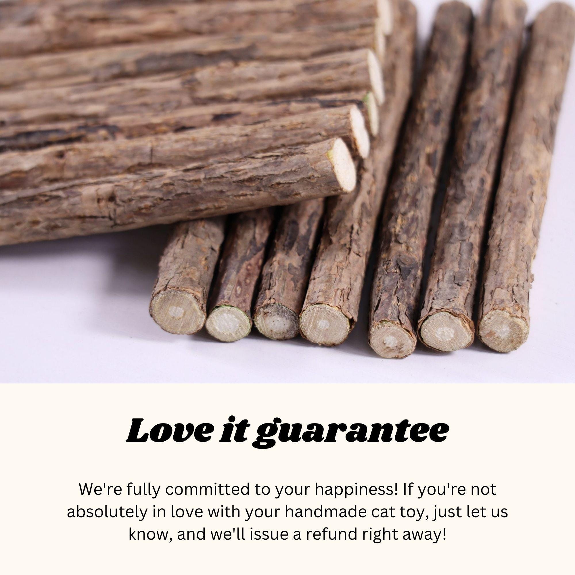 Matatabi Cat Chew Sticks: Natural Silvervine Dental Treat Toy, Catnip ...