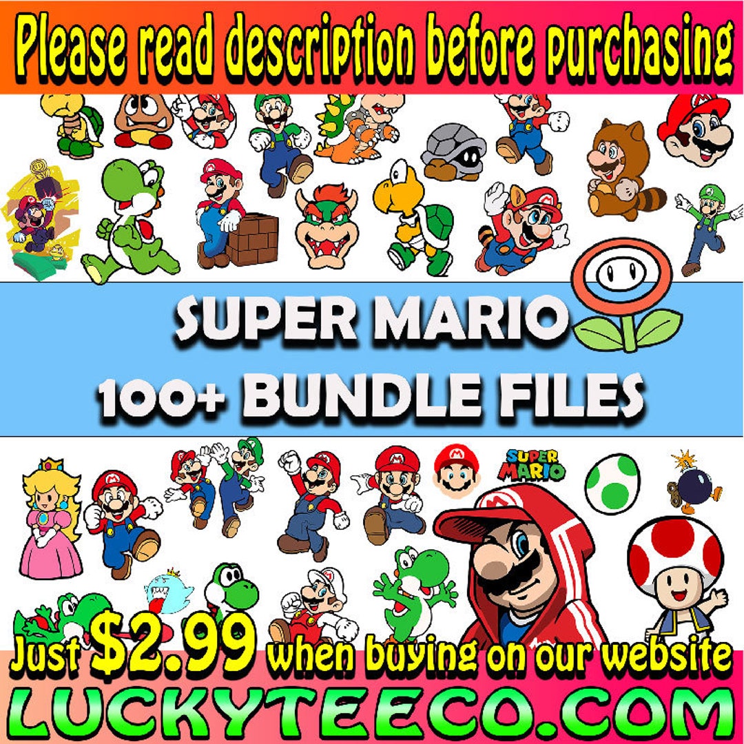 Super Mario PNG Bundle, Super Mario Bundle, Super Mario Transparent PNG ...