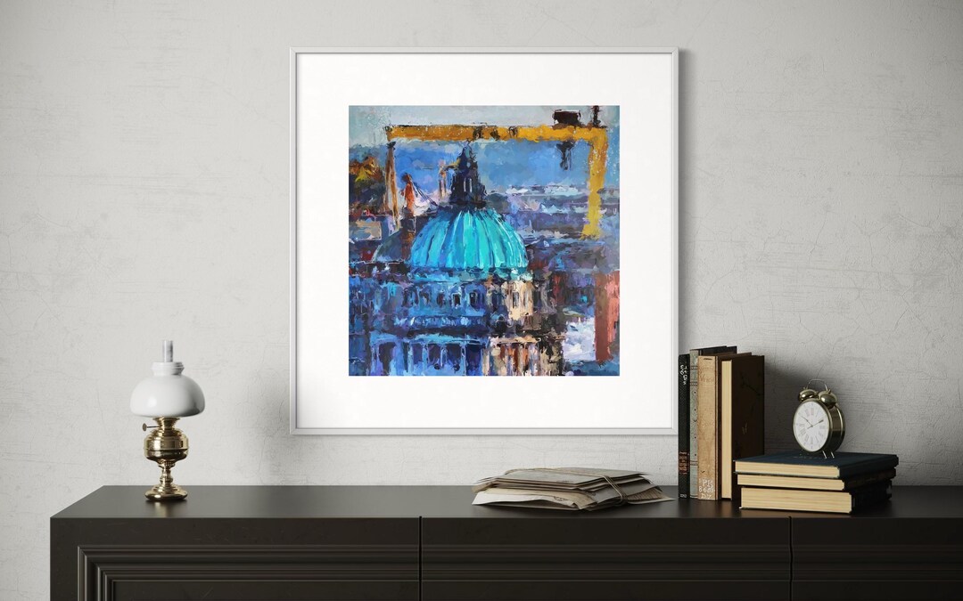 Belfast Blues | Fine Art Print | Gift | Northern Ireland | Home Decor ...