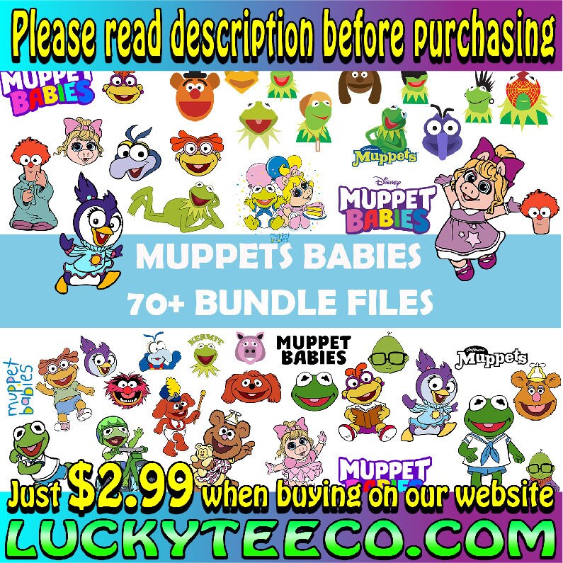 70 Muppets Svg Bundle, Muppets Babies SVG Cut Files for Cricut ...