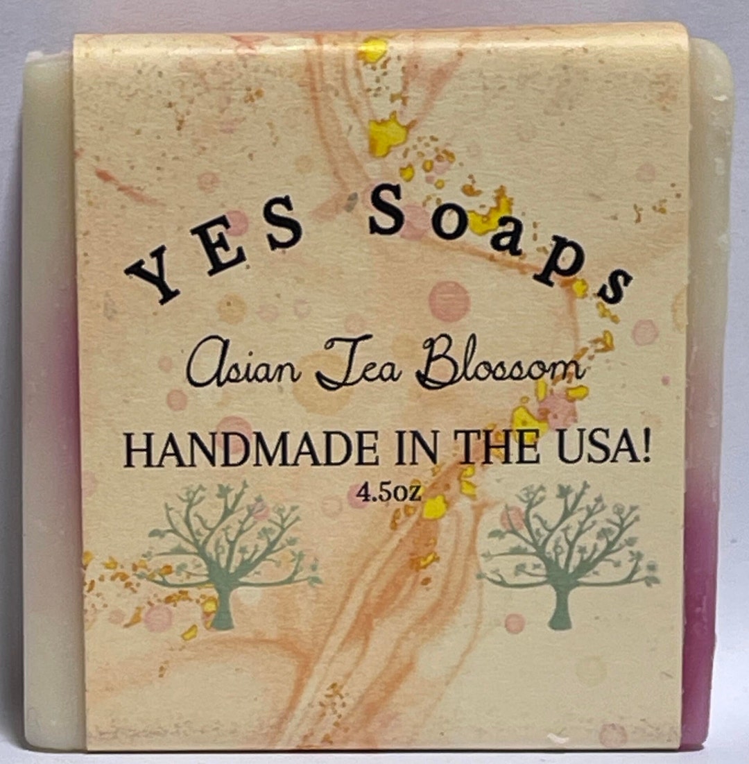 2 PACK Asian Sweet Tea Blossom & Herbs Soap Artisan Handmade Cold ...