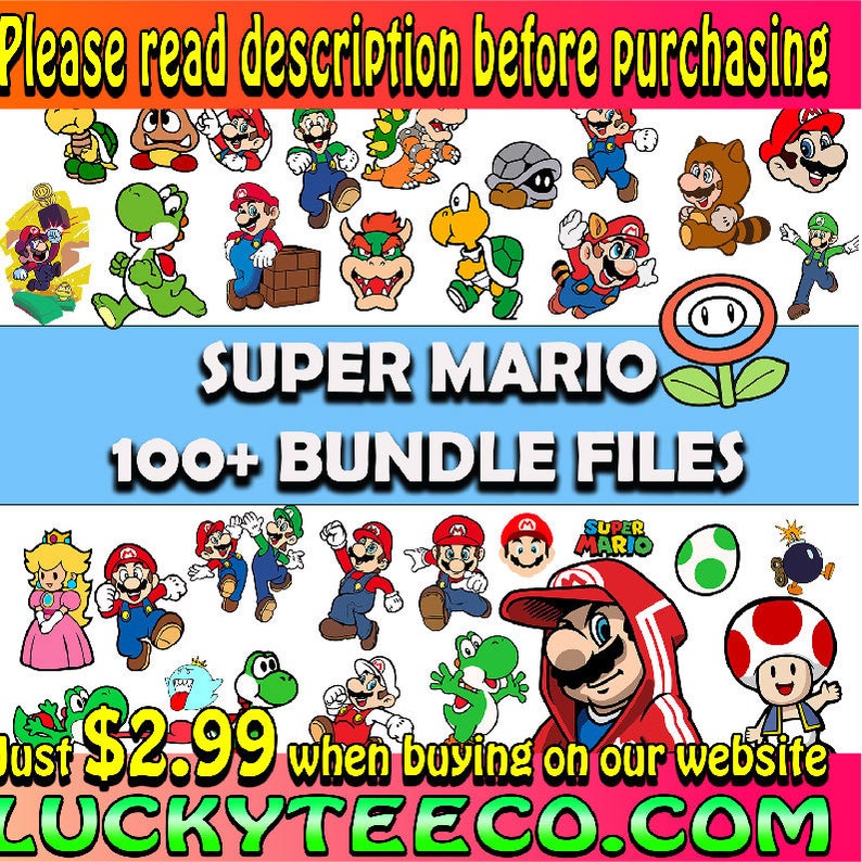Super Mario PNG Bundle, Super Mario Bundle, Super Mario Transparent PNG ...