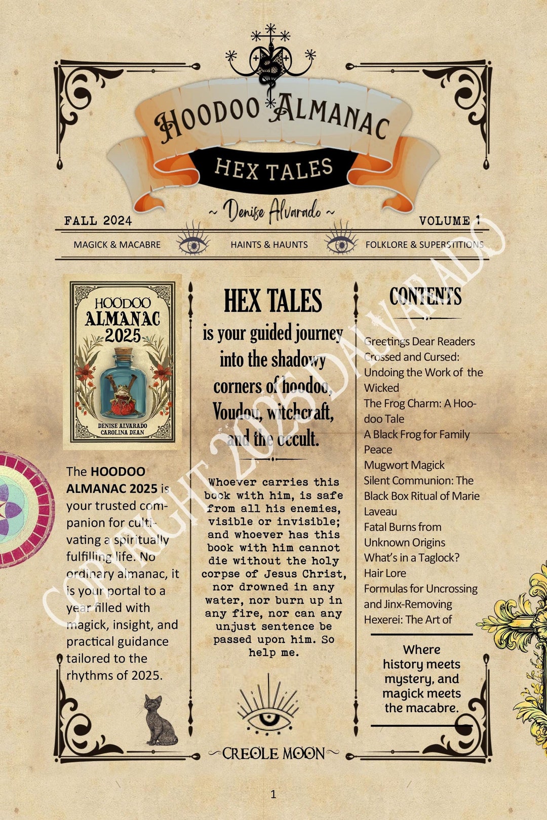 Hoodoo Almanac's Hex Tales - Etsy