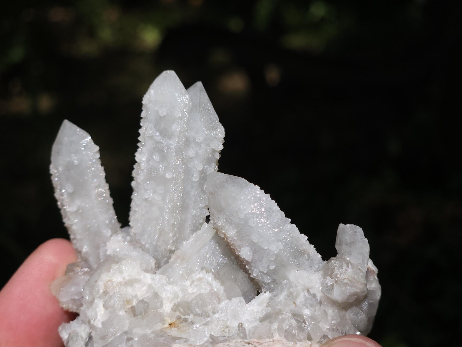 White Fairy Quartz Cluster From Boekenhouthoek, Mpumalanga, South ...