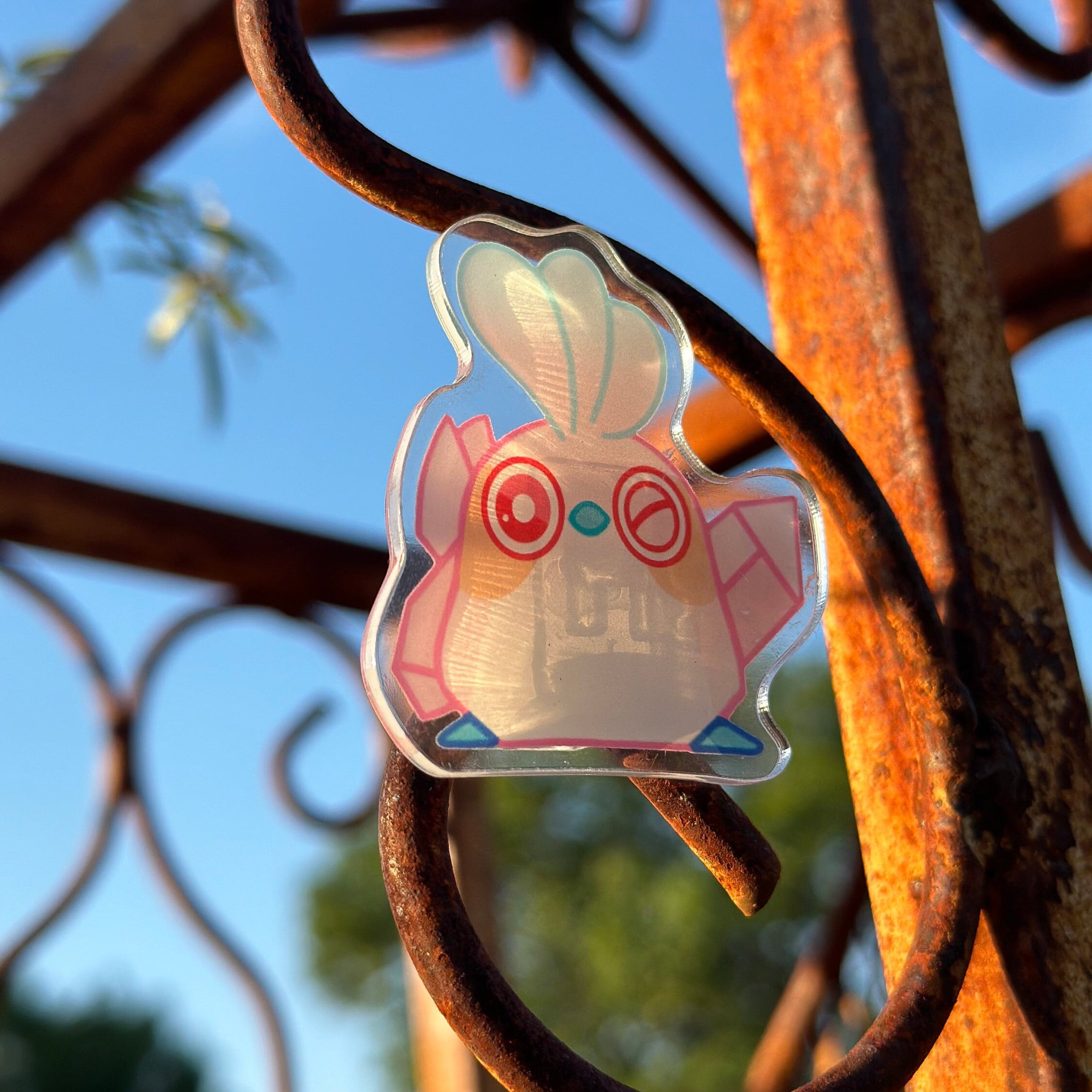 HSR Origami Bird Acrylic Clips - Etsy