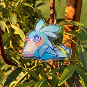 HSR Origami Bird Acrylic Clips - Etsy