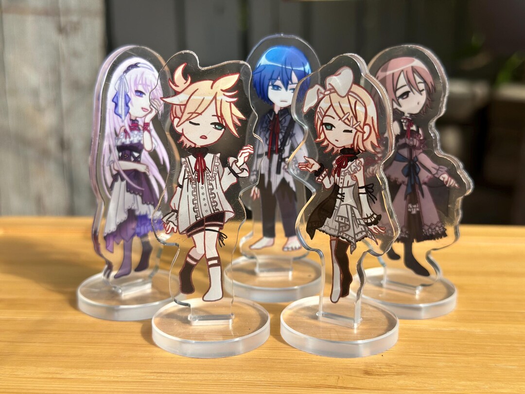 Vocaloids Nightcord Version Acrylic Standee (featuring Rin, Len, Kaito ...