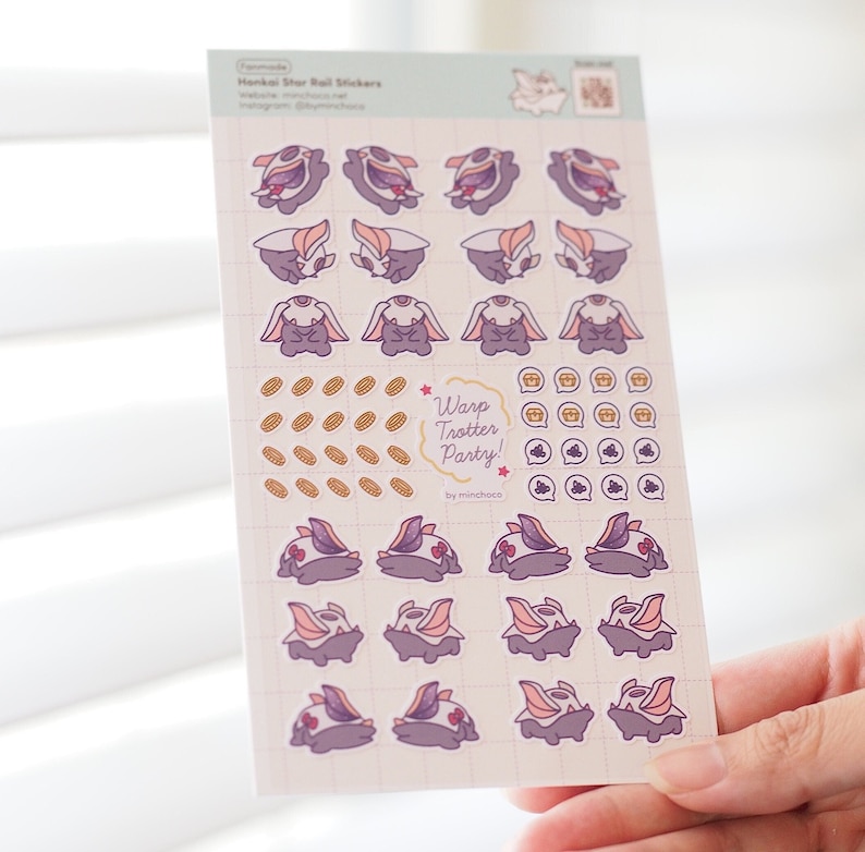 HSR Warp Trotter Sticker Sheet - Etsy