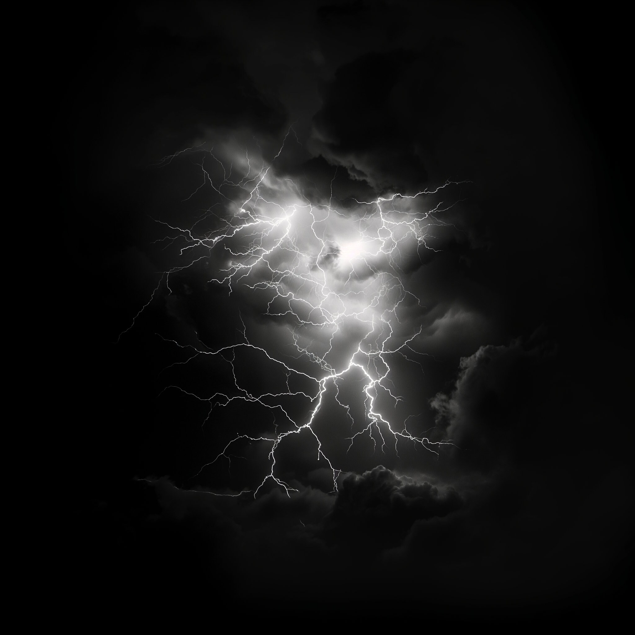 Lightning Overlay Pack - Etsy