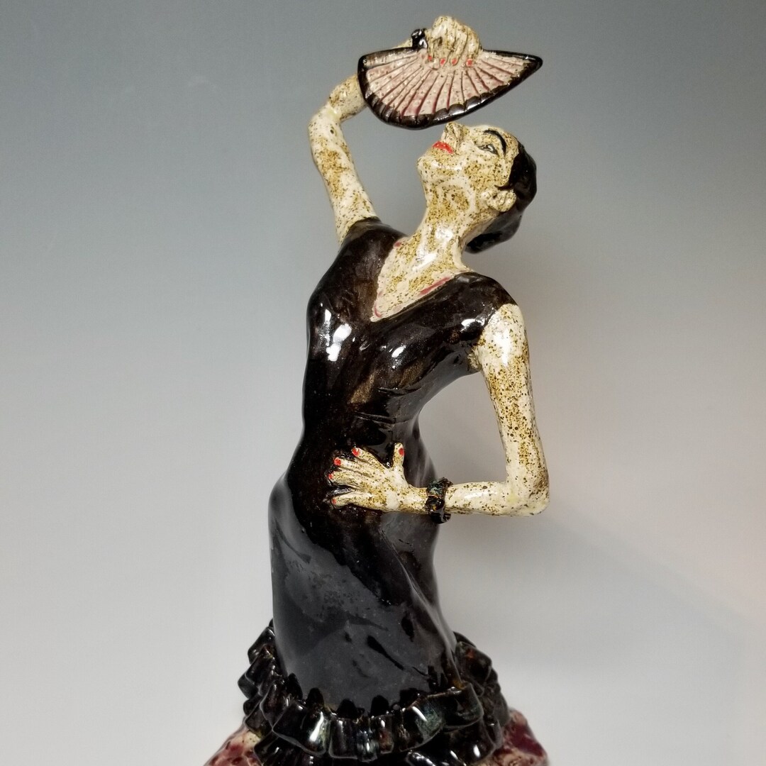 Original Art Handmade Ceramic Flamenco Dancer Table-top - Etsy