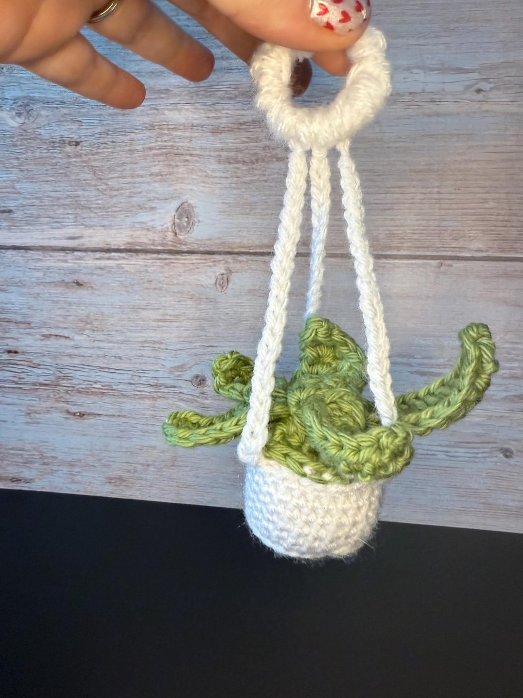 Handmade Crochet Mini Hanging Plant - Etsy