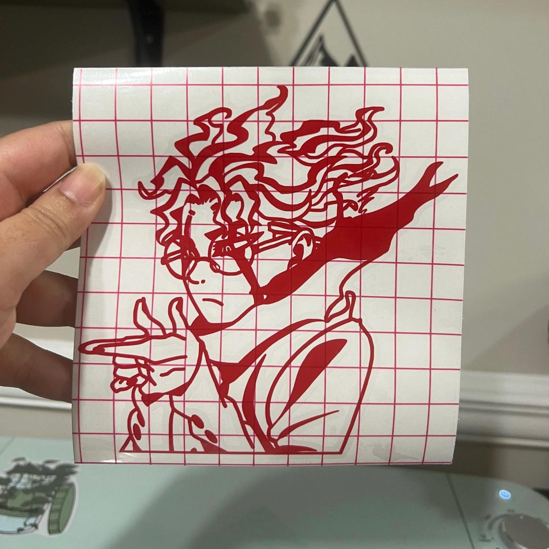 Anime Inspired Decal | Anime Car Decal | Okarun Car Decal | Okarun ...