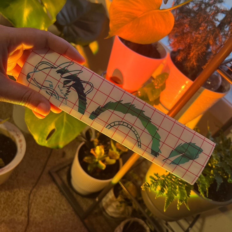 Kawaii Vinyl Decal Holographic Decal Anime Car Decal Dragon Peeper FOR ...