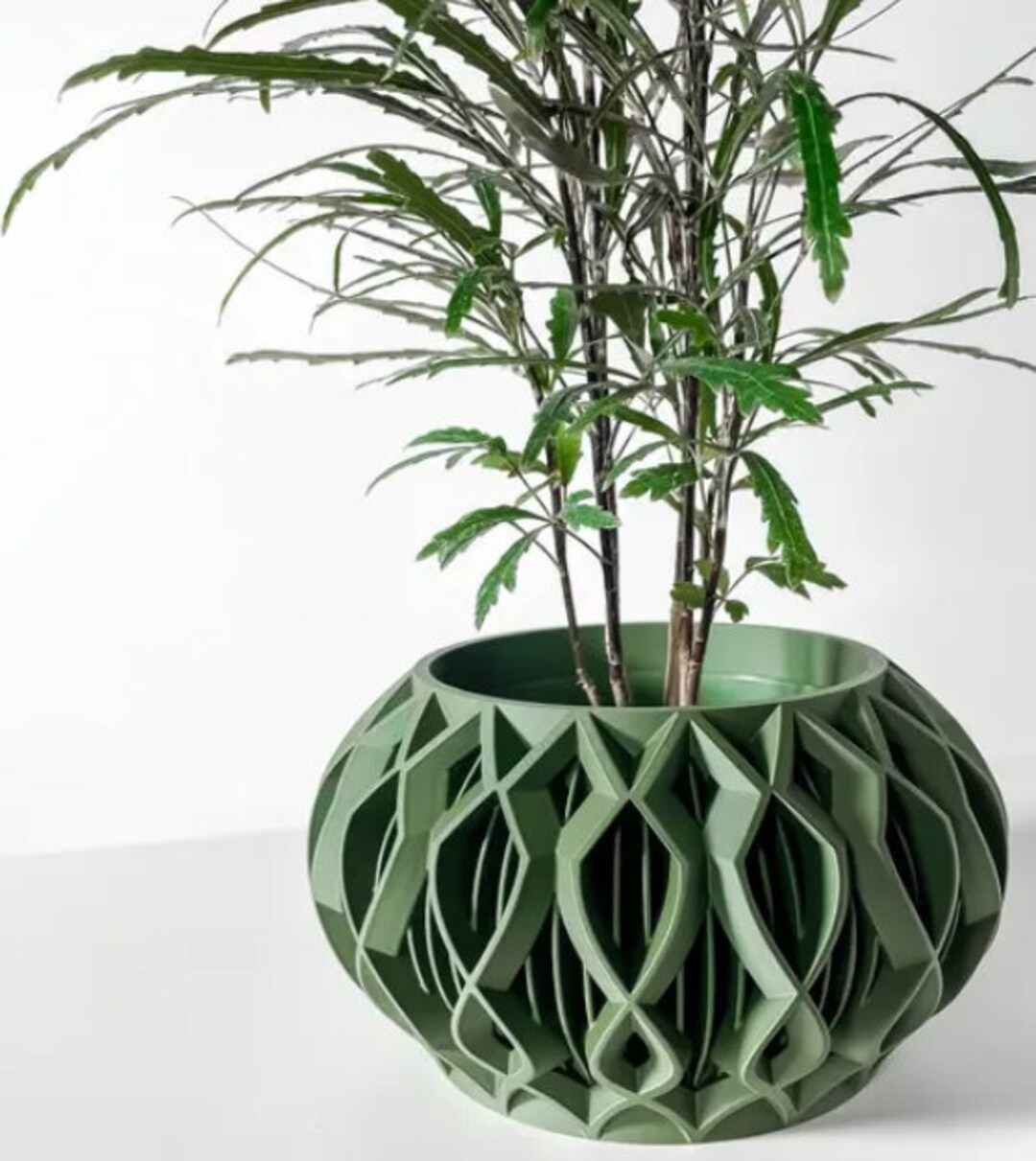 OCTA PLANTER W/DRAINAGE custom 3D Printed Planter Pot Succulent Cactus ...