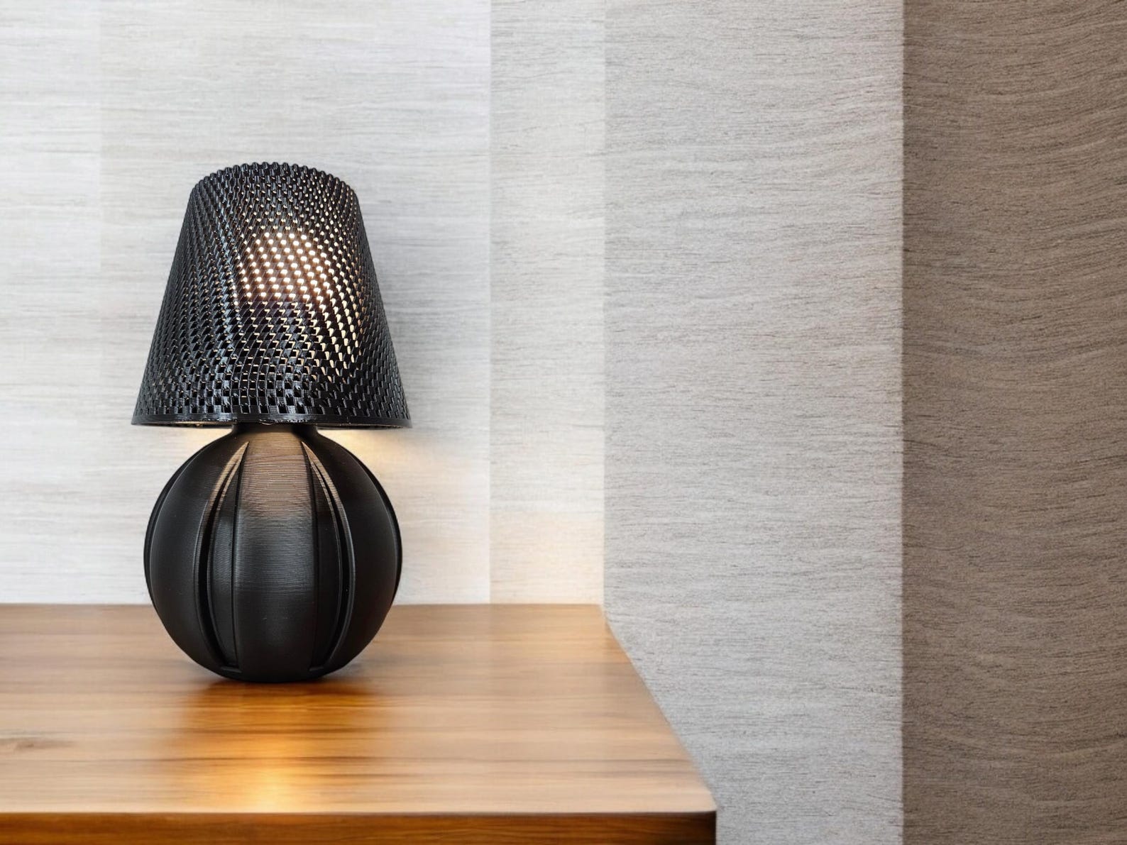 3D Printed RGB LED Lamp | Optical Illusion Accent Lighting - Etsy