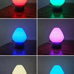 Lumi Usb LED Lamp - Dimmable RGB | Modern Compact Geometric Accent Lamp ...