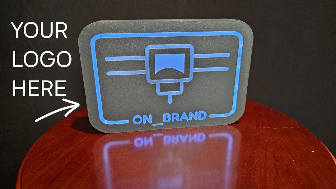 Custom Designed 3D Printed Light Box - Etsy