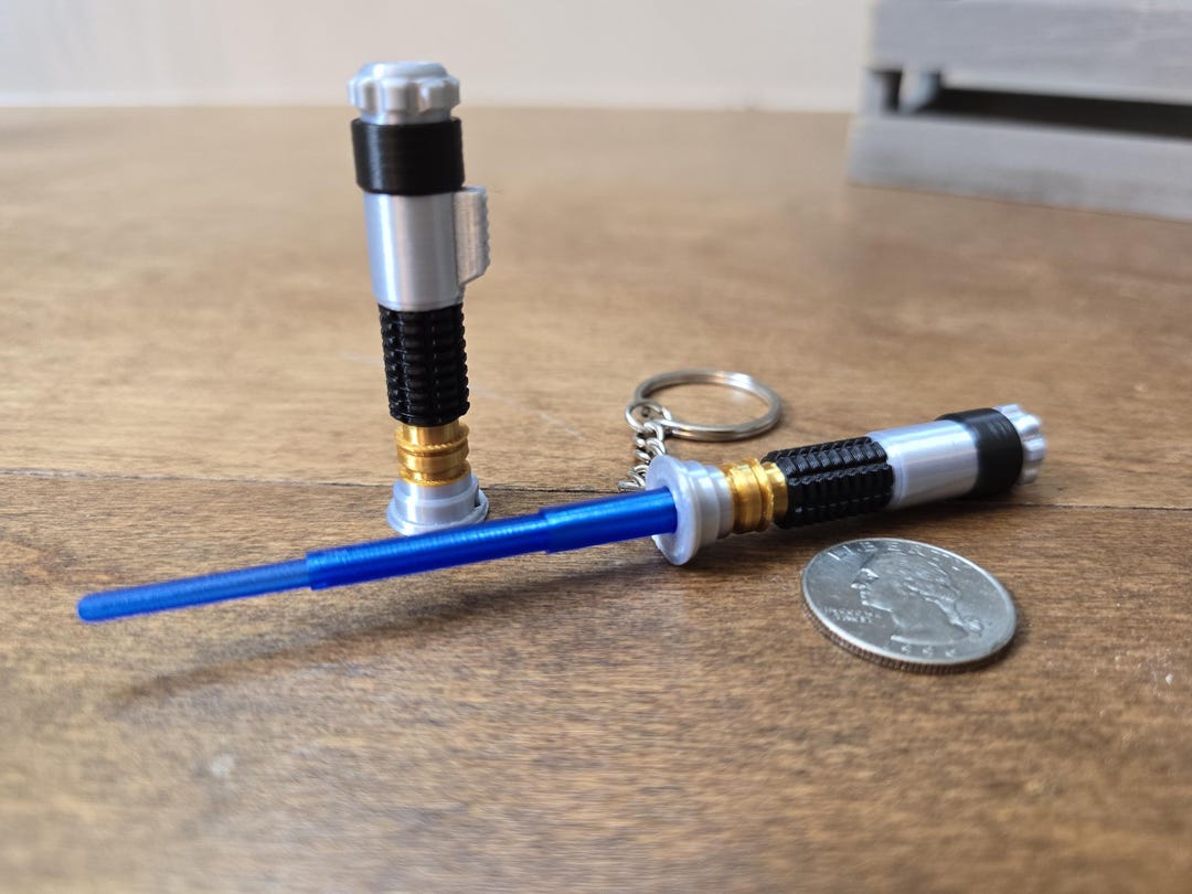 Lightsaber Keychain - Obi-wan - Collapsing Blade - Etsy