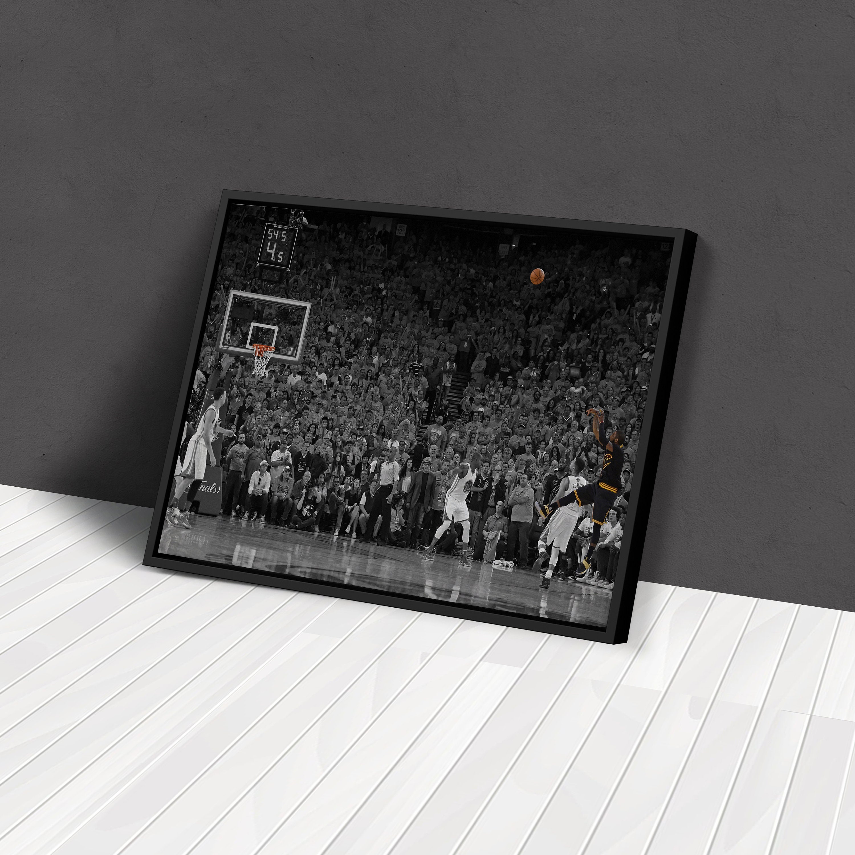 Kyrie Irving Game Winner Vs Warriors Canvas Wall Art Home Decor Framed ...