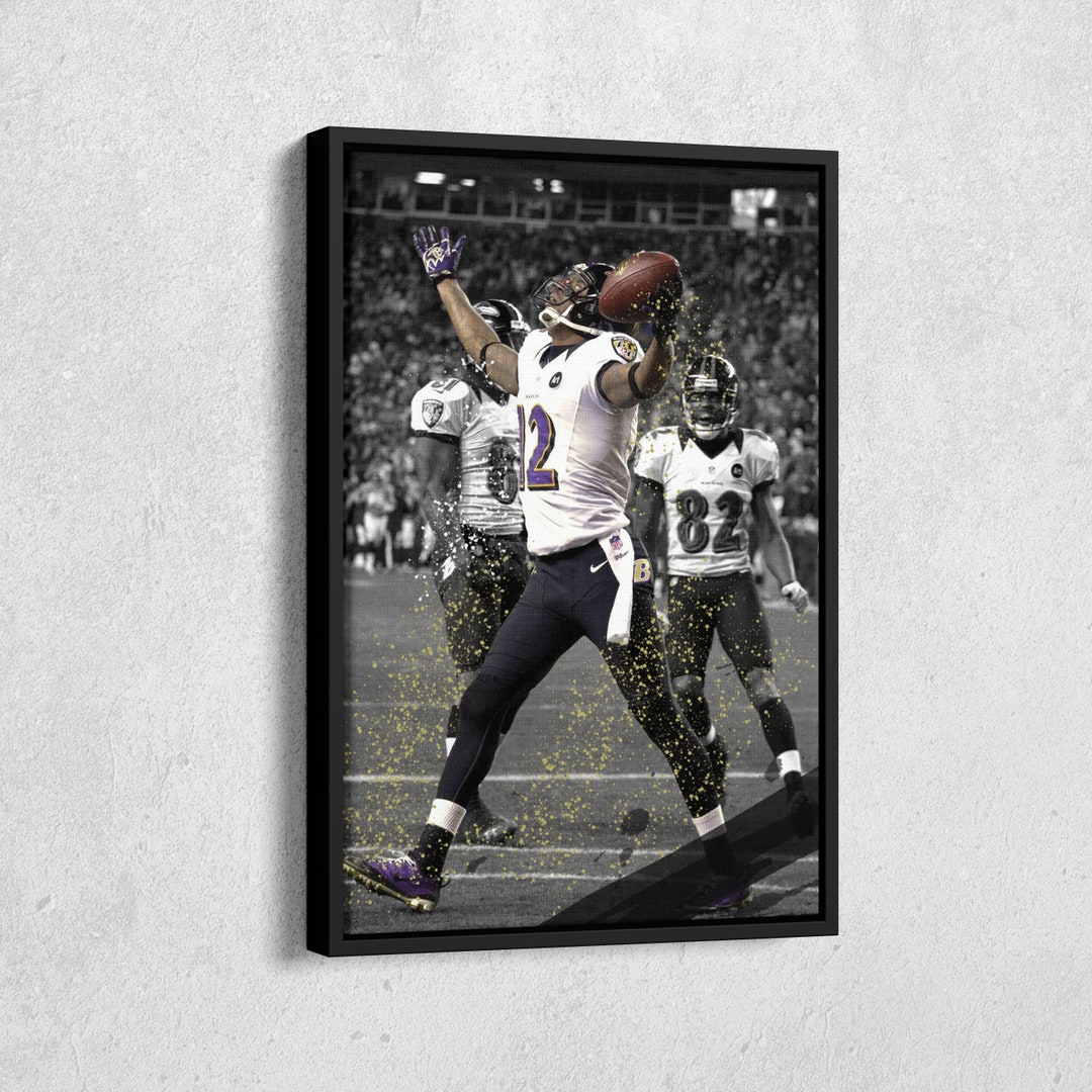 The Mile High Miracle Ravens Vs. Broncos Canvas Wall Art Home Decor ...