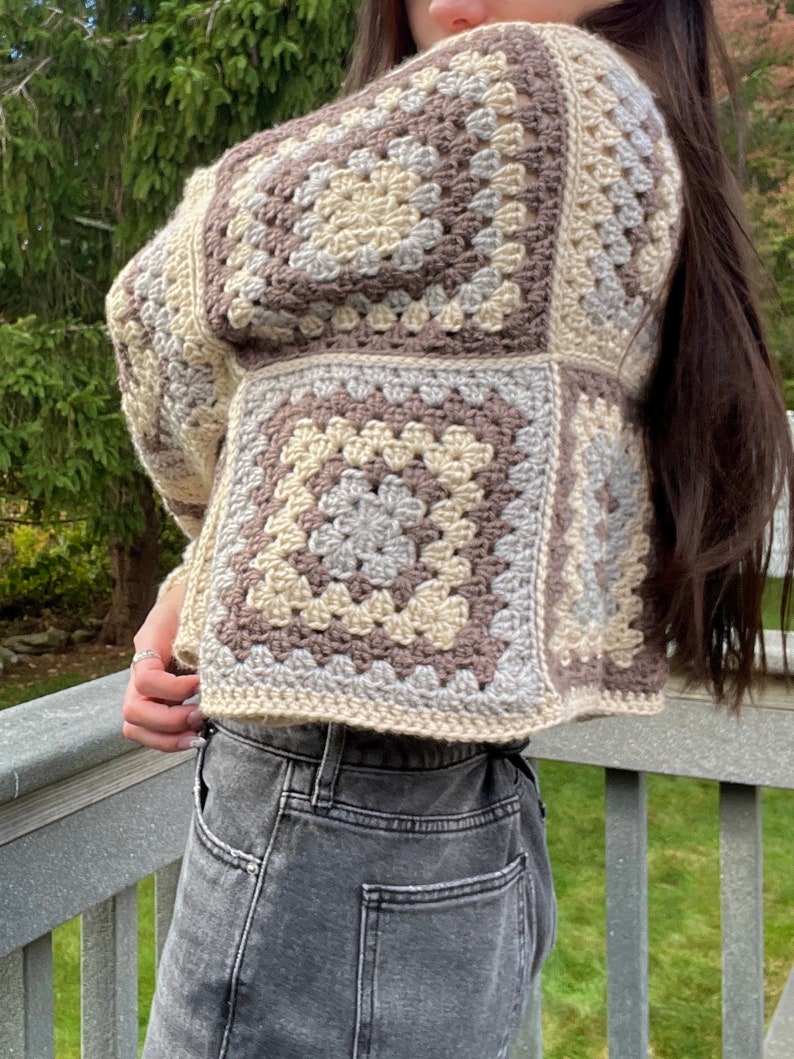 Granny Square Sweater - Etsy