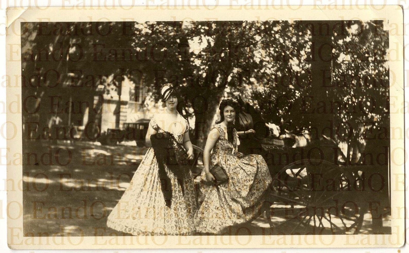 Unique Rare Vintage Photograph of Two Women in Antebellum Civil War ...
