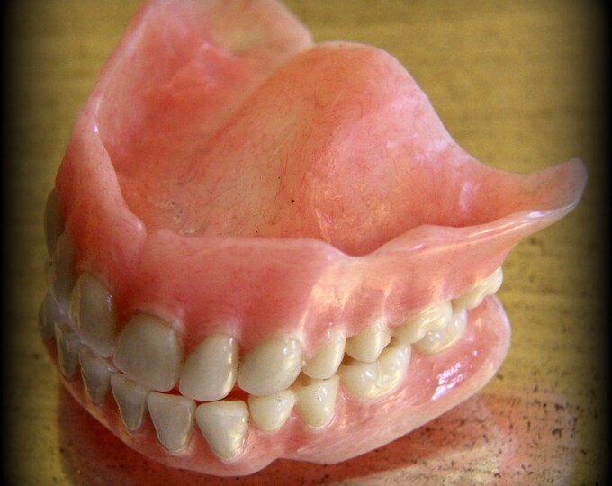 Vintage Acrylic False Teeth Dentures Uppers and Lowers 1960s 1970s - Etsy