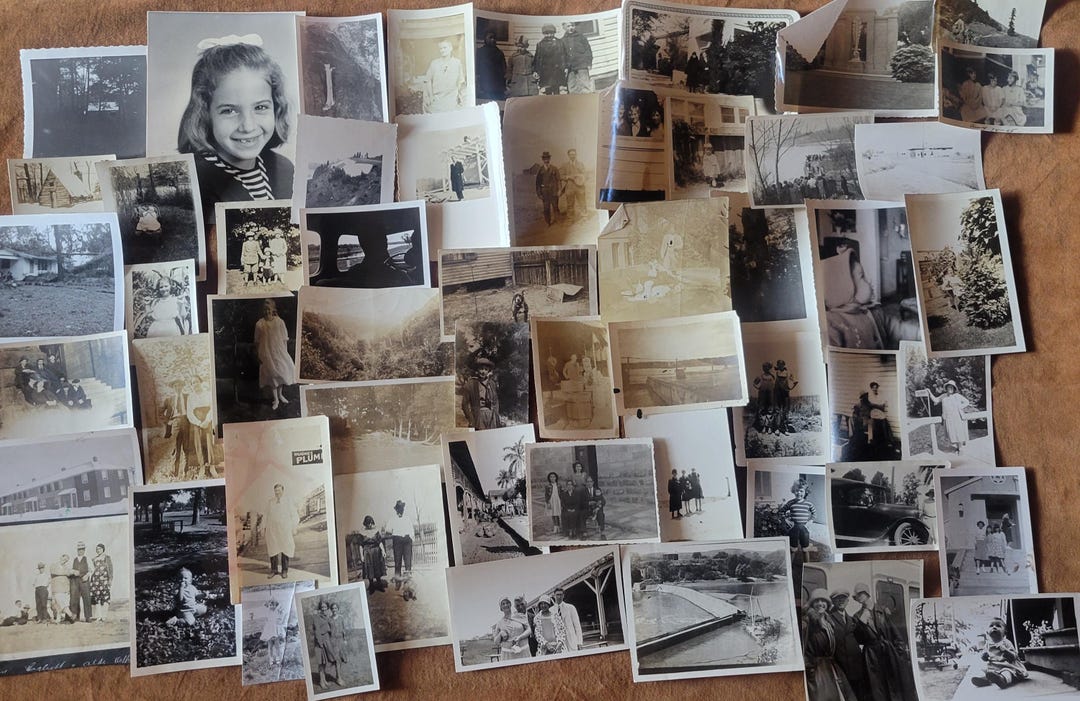 Lot of 500 Antique Photos From the 1910s to the 1960s Great for Art ...