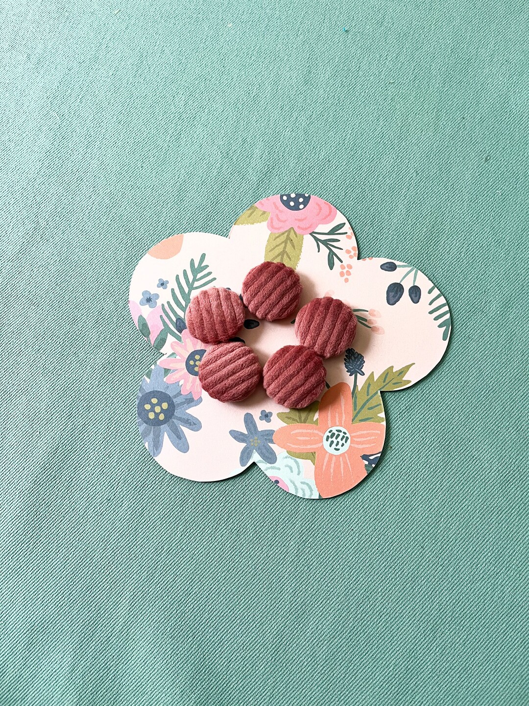 Pink Corduroy Button Set, Buttons for Sewing, Dress Buttons - Etsy