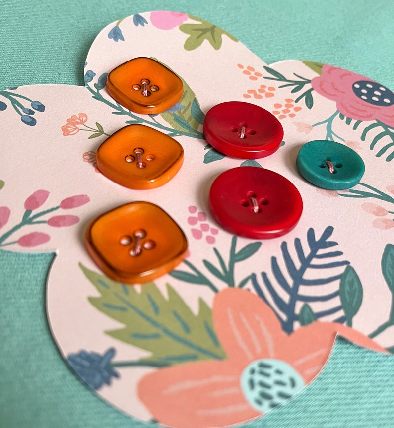 Crafter's Button Sets, Assortment of Buttons, Colored Corozo Button ...