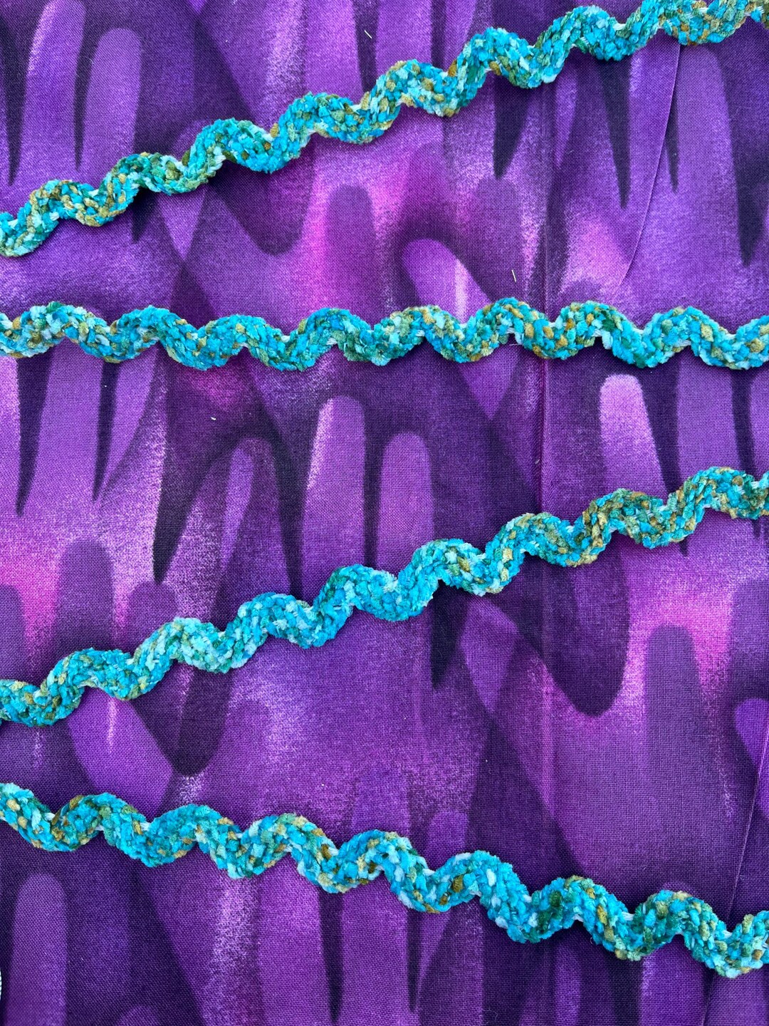 Green Chenille Ric Rac Trim by the Metre - Etsy