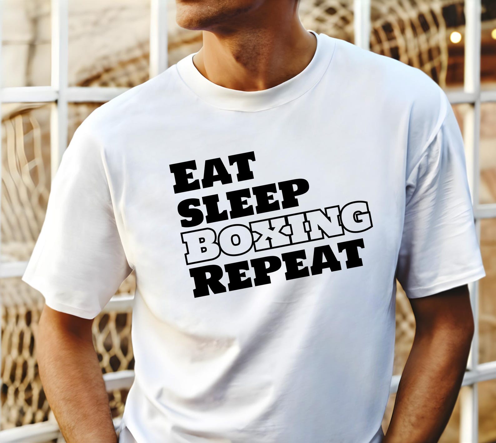 Eat Sleep Boxing Repeat Shirt, Boxing Gifts, Boxing Lover Gift, Mom ...