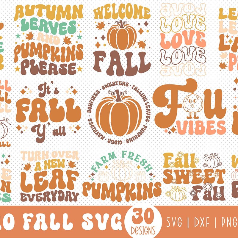 Fall Tshirt Svg - Etsy