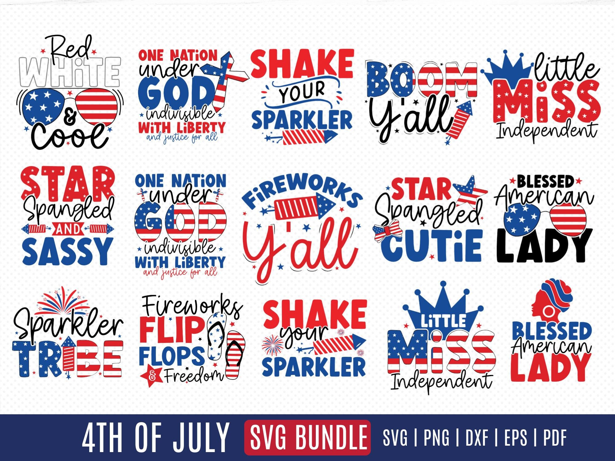 Fourth of July SVG Bundle, 4th of July Svg Bundle, Fourth of July Png ...