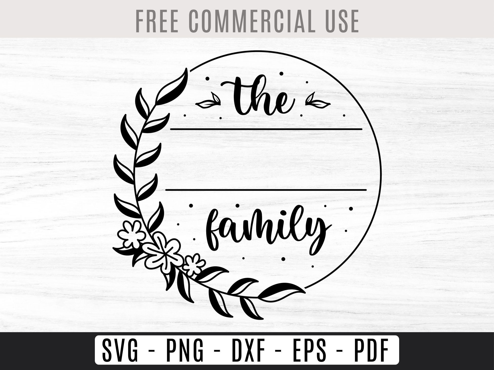 Family Sign SVG, Farmhouse Family Wall Sign, Family Svg, Home ...