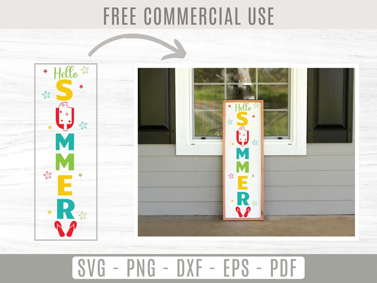 Porch Sign SVG, Summer Porch Sign, Vertical Porch Sign, Front Porch ...