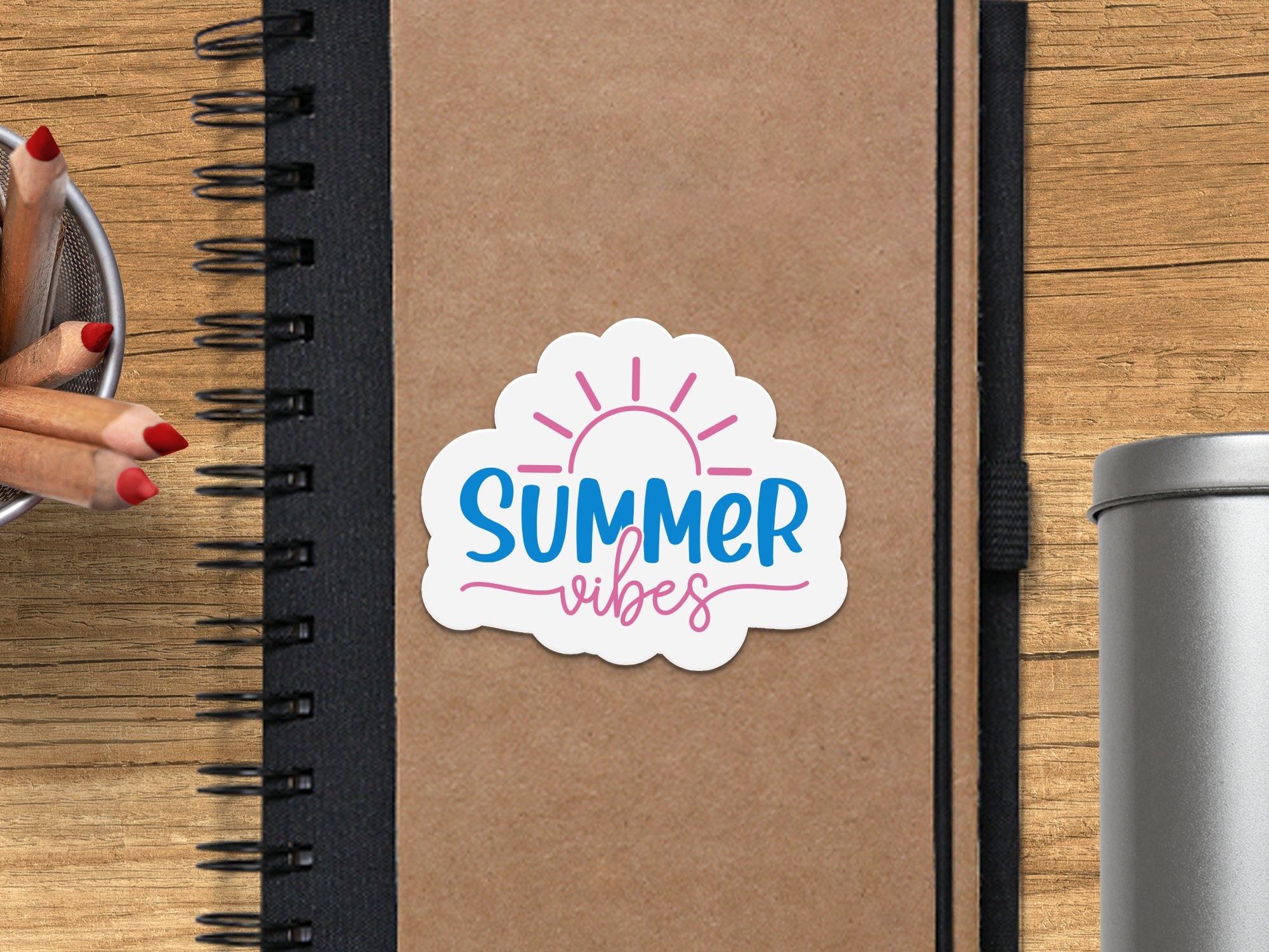 Summer Printable Stickers Bundle, Digital Stickers Png Bundle, Summer ...