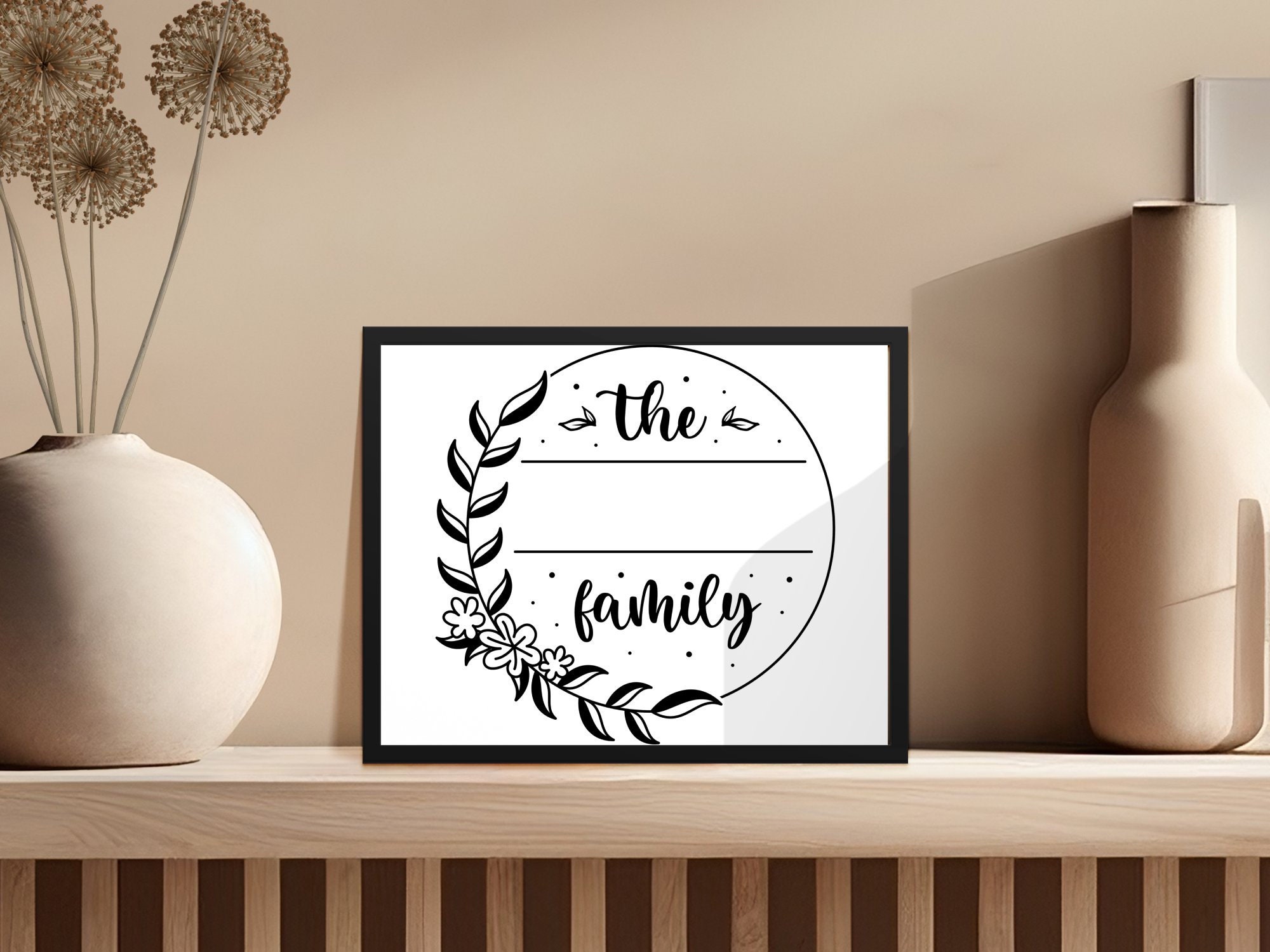 Family Sign SVG, Farmhouse Family Wall Sign, Family Svg, Home ...