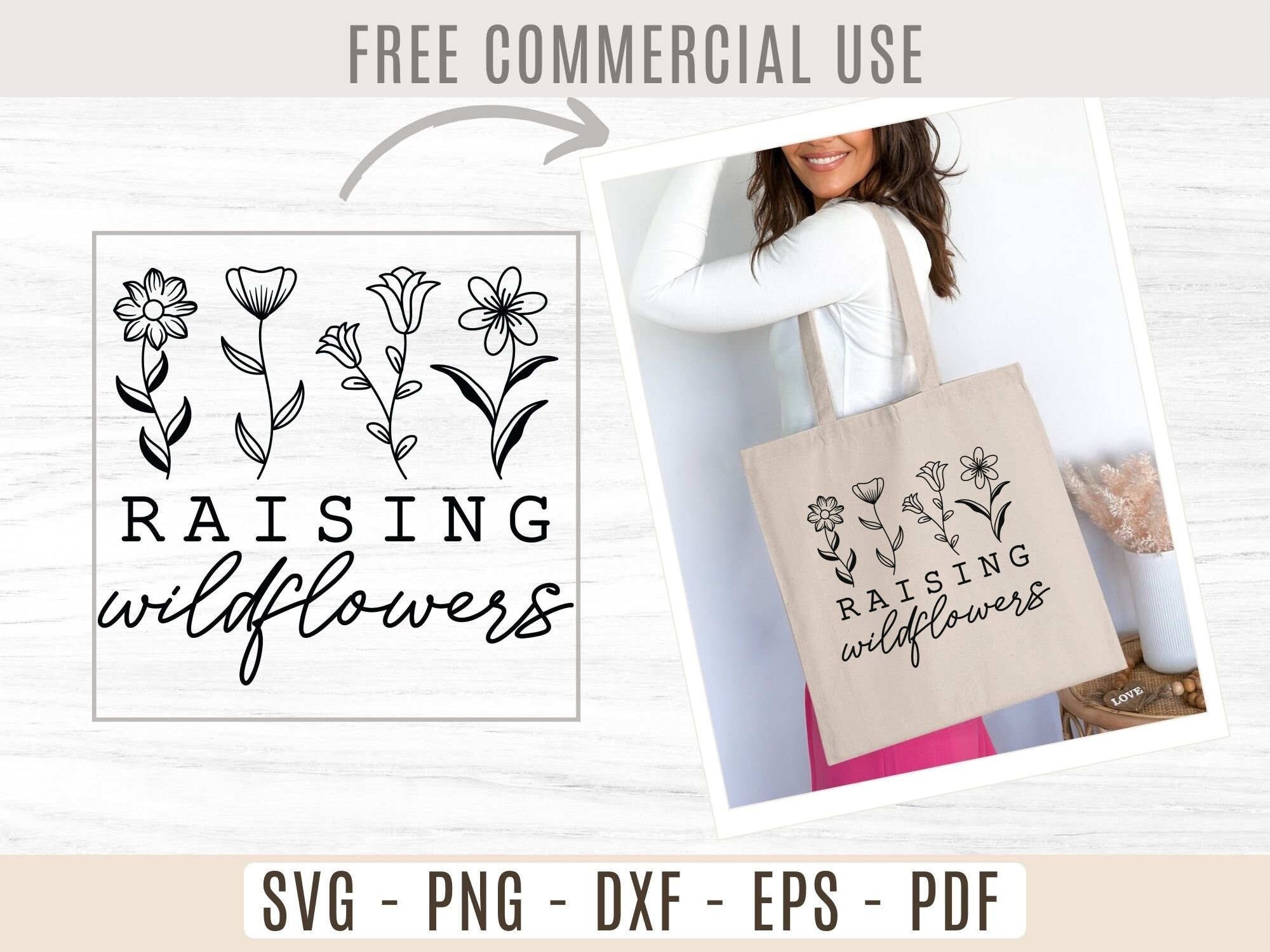 Flower Quotes SVG, Wildflower Svg, Self Love Svg, Floral Quote Png ...