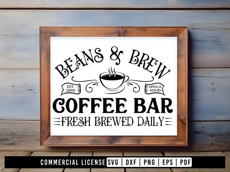 Vintage Coffee Sign SVG, Coffee Bar Svg, Coffee Signs Png, Svg Files ...