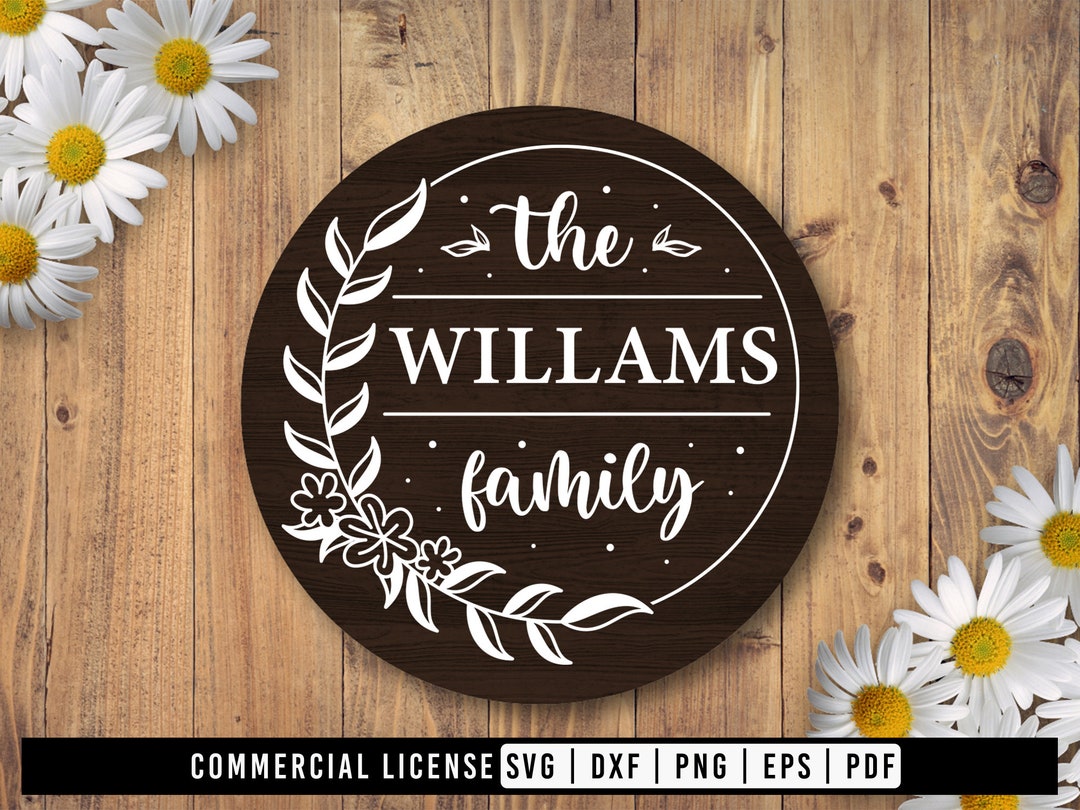 Family Sign SVG, Farmhouse Family Wall Sign, Family Svg, Home ...