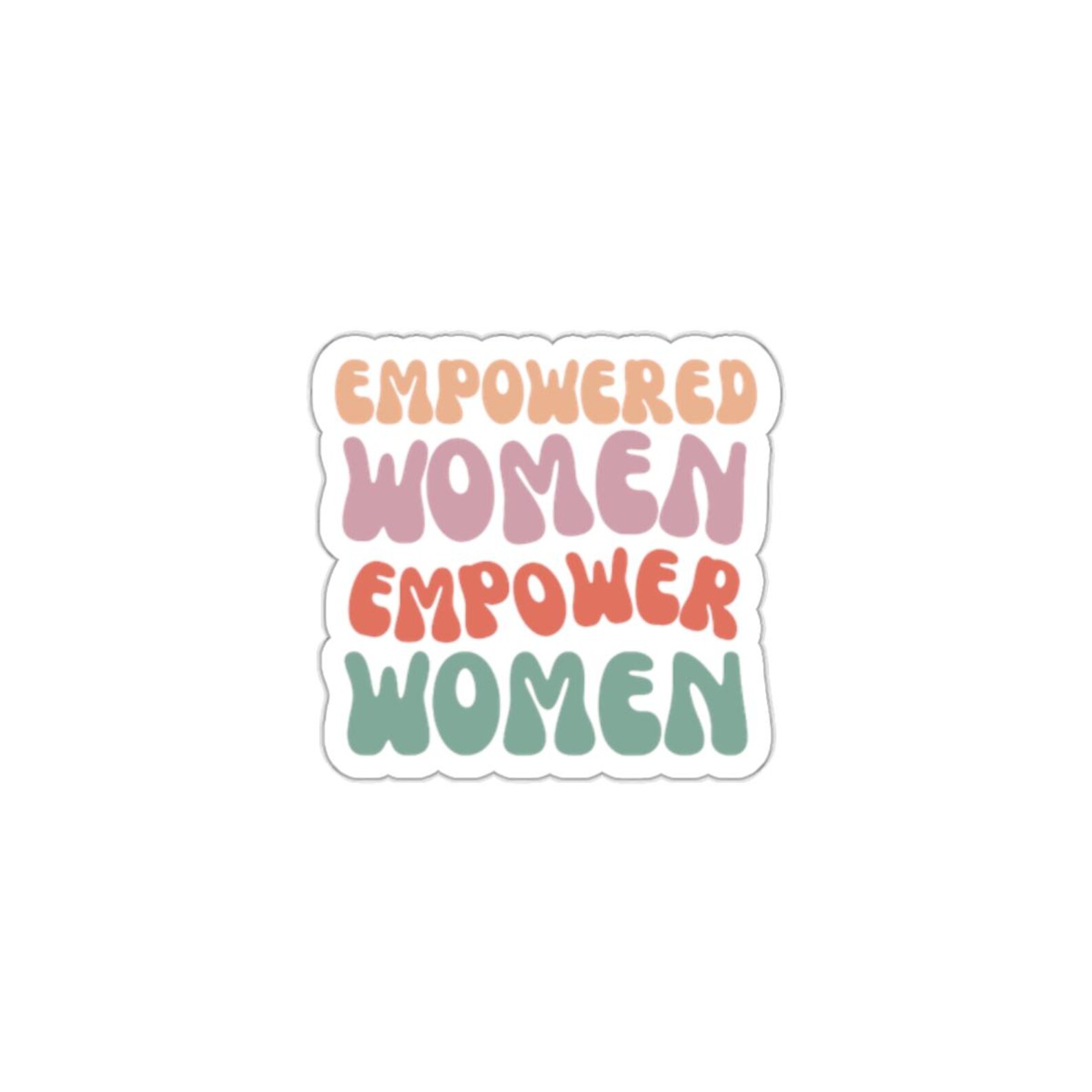 Empowered Women Empower Kiss-cut Stickers - Etsy