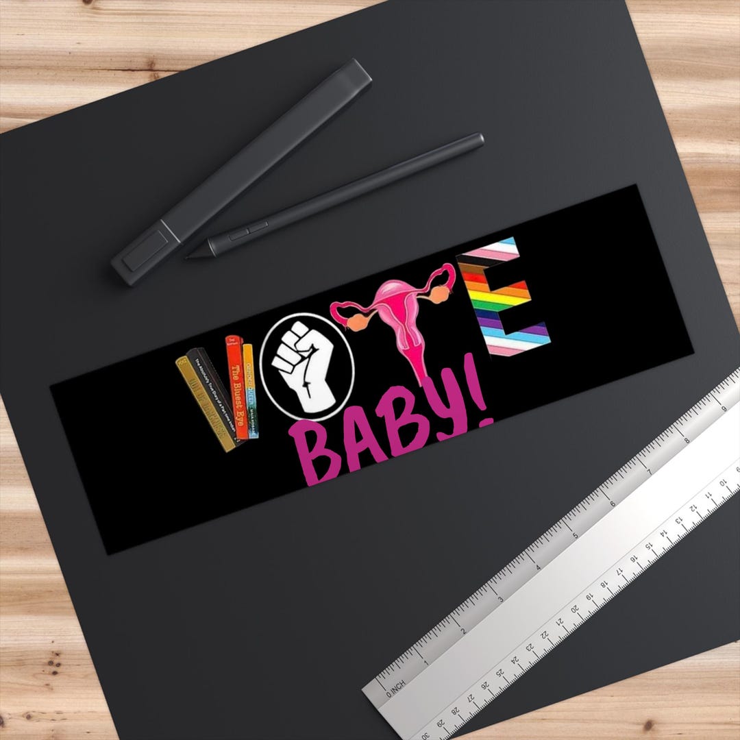 Vote Baby! Icons Bumper Stickers - Etsy