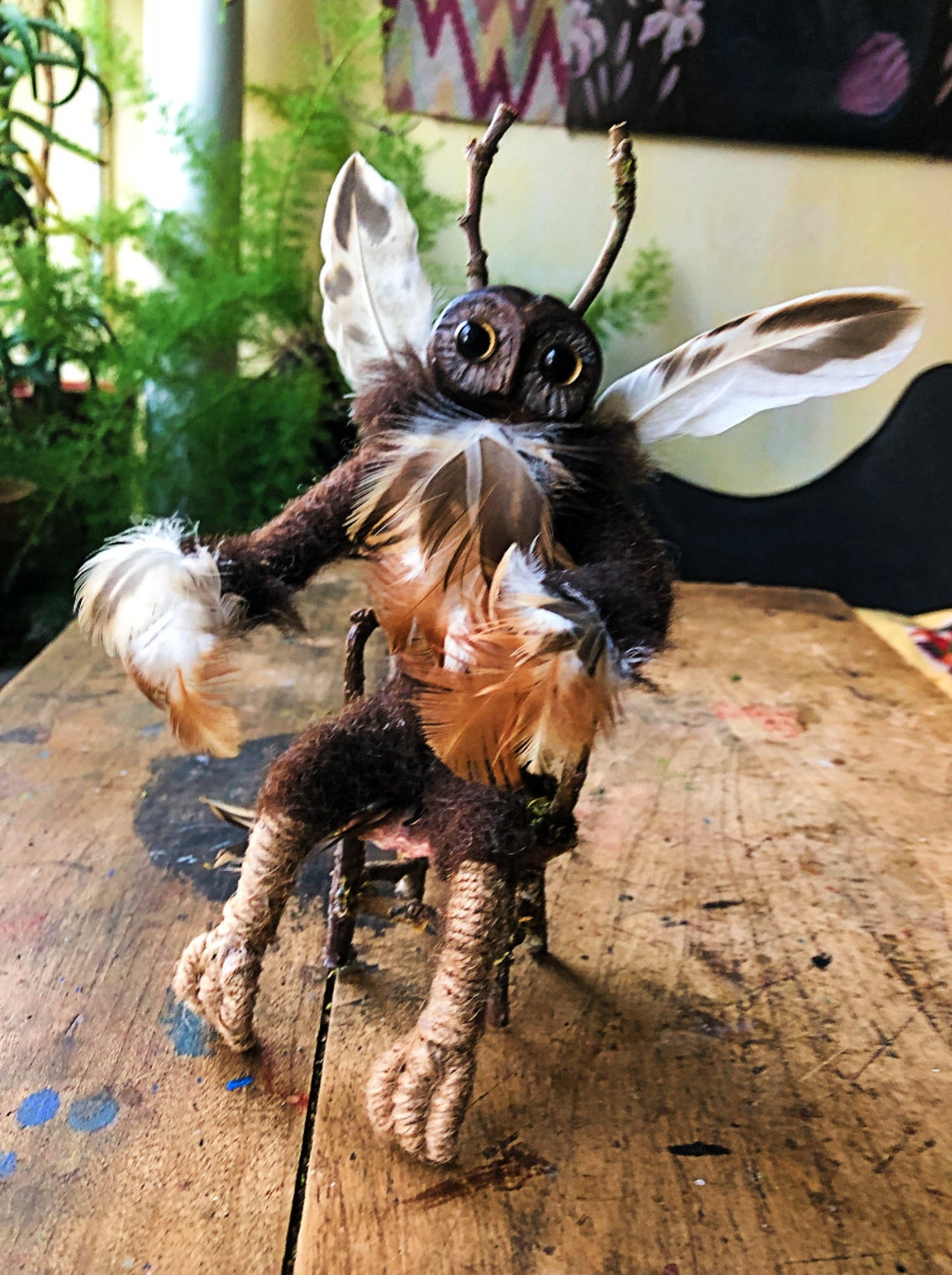 Owl Shapeshifter Pixie Doll Art Doll Custom Order - Etsy