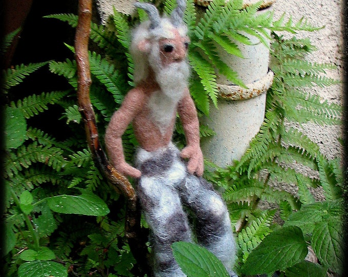 Faun, Needle Felted, Pan, Satyr, Art Doll - Etsy
